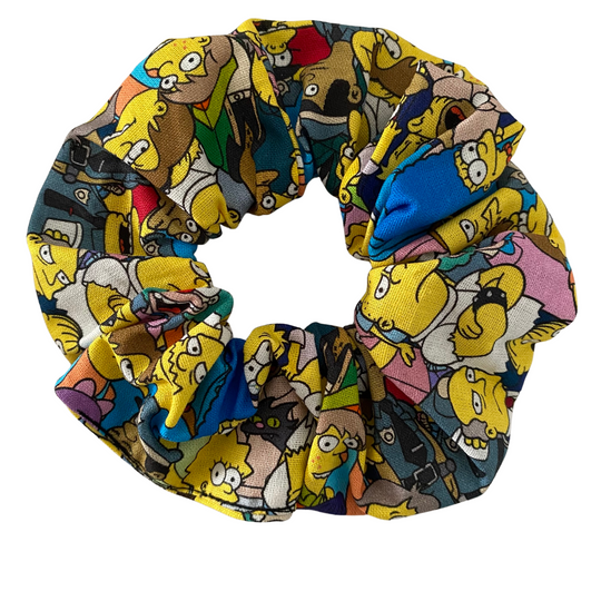 Simpsons Cast Scrunchie | Purple Leaf Collective